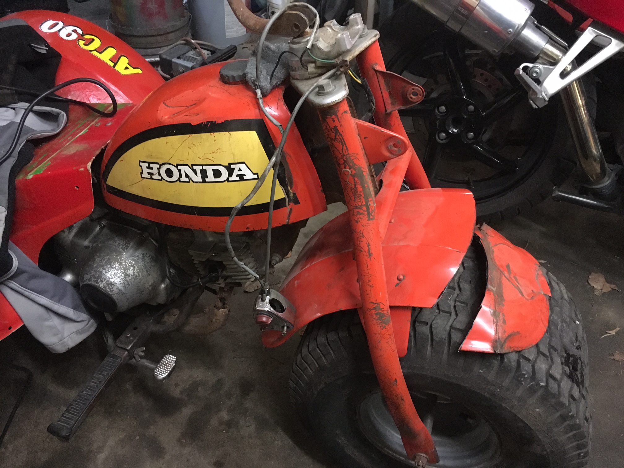 my new ATC90 three-wheeler! [build thread] | Honda Twins